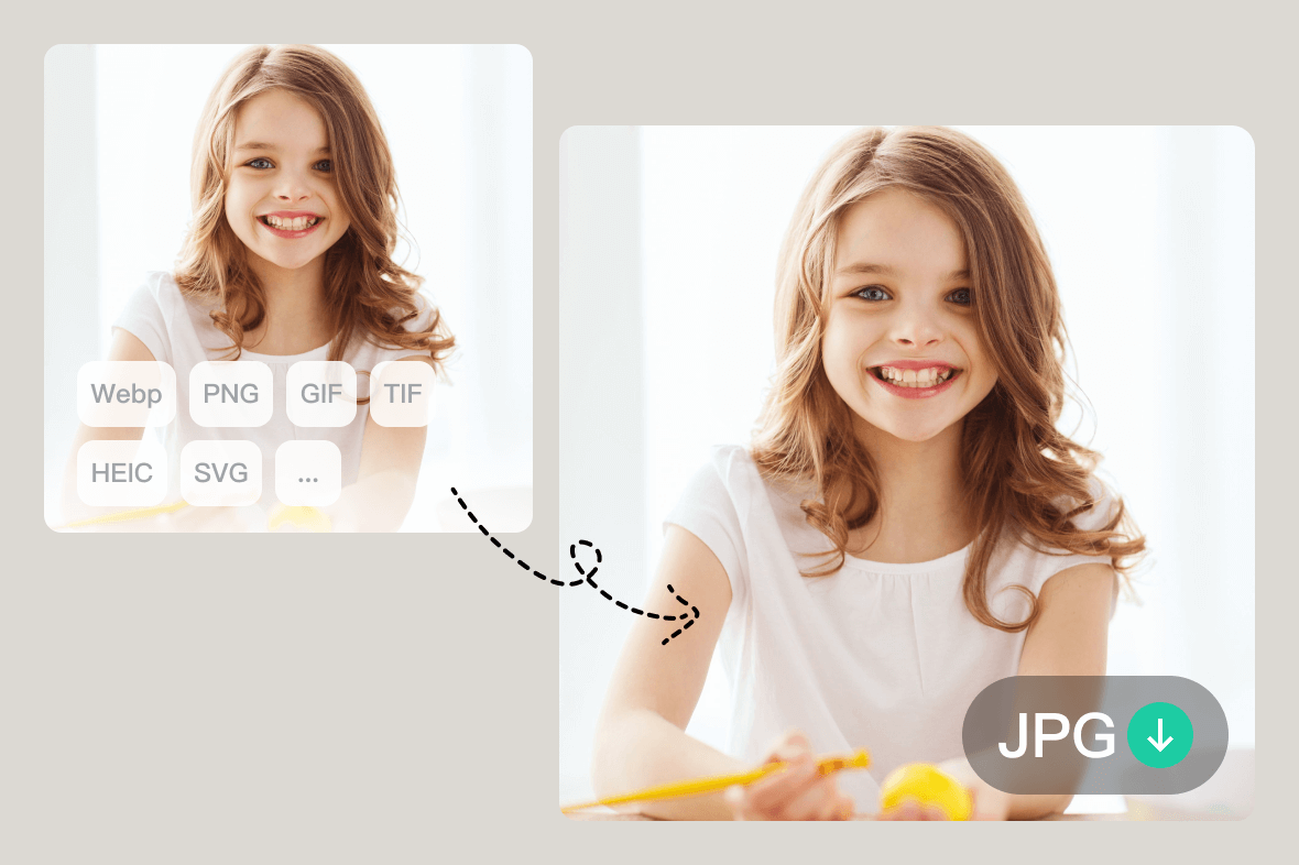 Convert Images in Multiple Formats to JPG | insMind